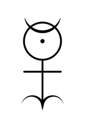 Hieroglyphic monad esoteric symbol sacred geometry