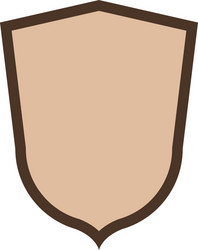 Isolated shield label design Royalty Free Vector Image
