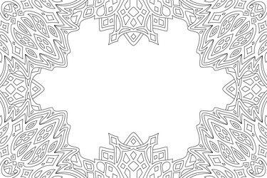 Adult Coloring Book Border Vector Images (over 1,300)