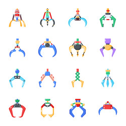 Claw Robot Grabber Vector Images (over 200)