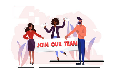 We are hiring labels join our team Royalty Free Vector Image