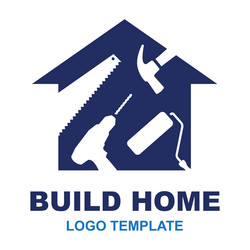 Build home logo for your construction company Vector Image
