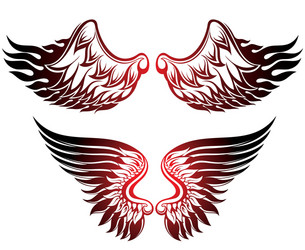 Wings Royalty Free Vector Image - VectorStock