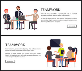 Interaction Teamwork Posters Vector Images (over 210)
