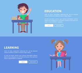 Language learning poster Royalty Free Vector Image