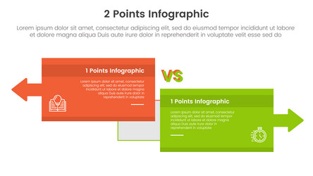 Versus or compare and comparison concept Vector Image