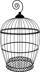Bird Cage Line Drawing Vector Images (over 620)