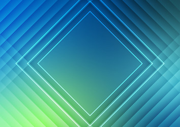 Blue line square pattern soft presentation Vector Image