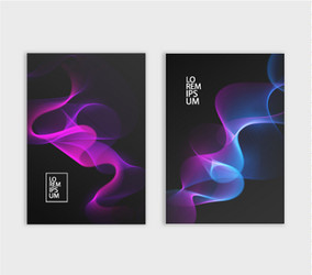 Flyer or cover design dark background Royalty Free Vector