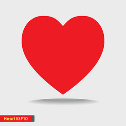 Design big heart icon for template background Vector Image