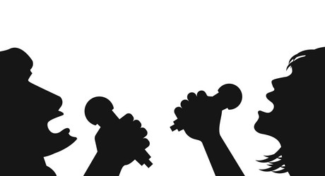 Singers Silhouette Vector Images (over 3,200)
