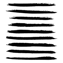 Ink splash and brush stroke isolated shape Vector Image