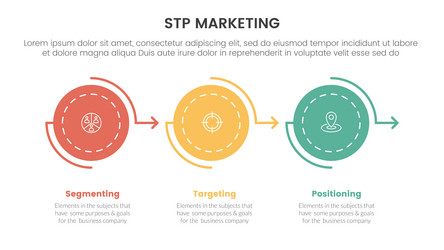 Stp marketing strategy model for segmentation Vector Image