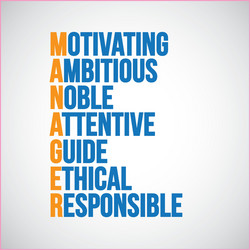 Leadership word Royalty Free Vector Image - VectorStock