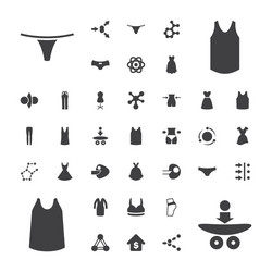 5 model icons Royalty Free Vector Image - VectorStock