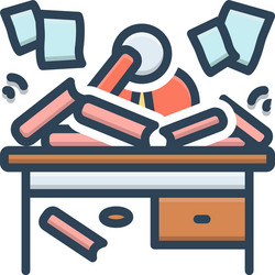 Disorganized Royalty Free Vector Image - VectorStock