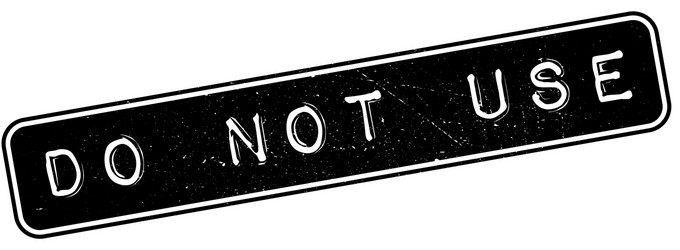 Do not use rubber stamp Royalty Free Vector Image