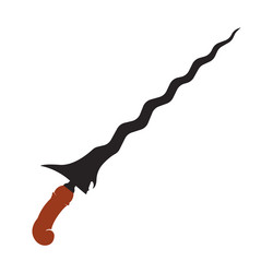 Keris icon Royalty Free Vector Image - VectorStock