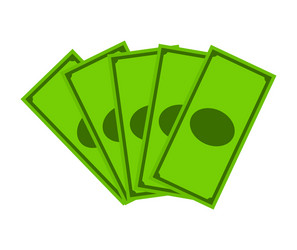 Money dollar note symbol icon design Royalty Free Vector