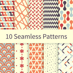 Retro seamless pattern Royalty Free Vector Image