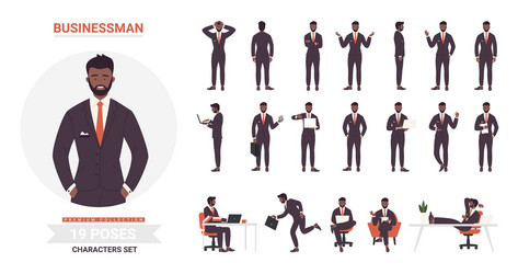 Cartoon Man Poses Vector Images (over 45,000)