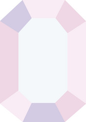 Light purple gem Royalty Free Vector Image - VectorStock