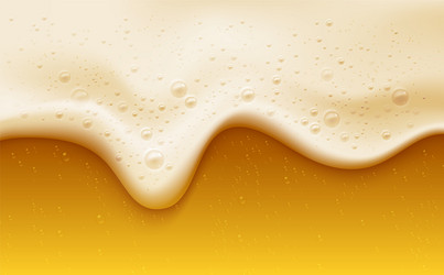 Beer foam and bubbles background poster template Vector Image