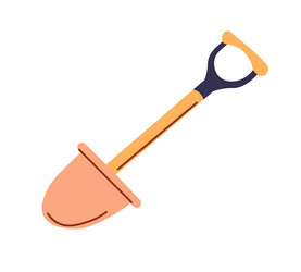 Spade shovel cartoon Royalty Free Vector Image