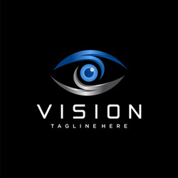 Modern vision logo design image Royalty Free Vector Image