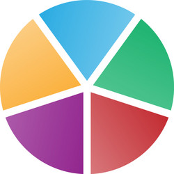 Rainbow Pie Chart Vector Images (over 180)