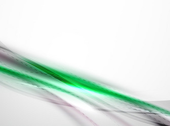 Futuristic green color in wave template Royalty Free Vector