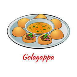 Dal food icon cartoon style Royalty Free Vector Image