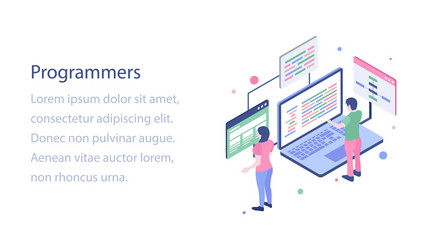 Employee training programs website workteam Vector Image