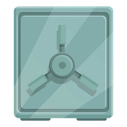 Storage money box icon cartoon safe Royalty Free Vector