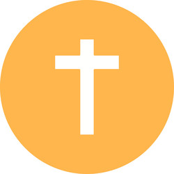 Latin cross icon image Royalty Free Vector Image