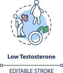 Monitor stress levels concept icon Royalty Free Vector Image