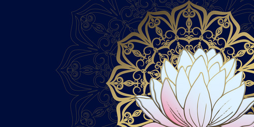 Elegant Gold Lotus Mandala Vector Images (over 920)