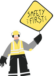 Industrial Safety First Man Vector Images (over 140)