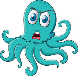 Octopus the bandit Royalty Free Vector Image - VectorStock