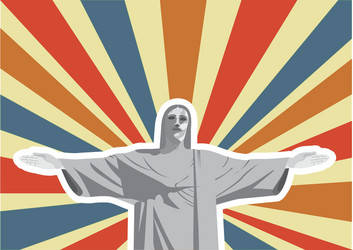 Christ the redeemer Royalty Free Vector Image - VectorStock