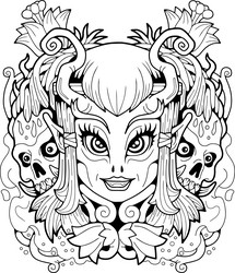 Fantasy elf design Royalty Free Vector Image - VectorStock