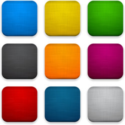 Square color icons Royalty Free Vector Image - VectorStock