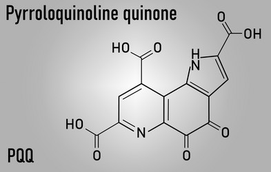 Pyrroloquinoline quinone molecule skeletal formula