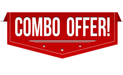 Combo offer banner design Royalty Free Vector Image