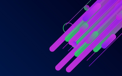 Rounded lines edge background creative lines for Vector Image