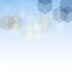 Hexagonal shape background Royalty Free Vector Image