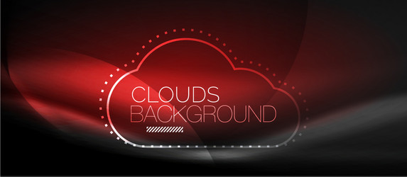 Cloud computing storage concept Royalty Free Vector Image