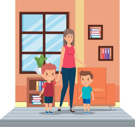 Mother and Sons Vector Images (over 46,000)