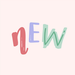 High tension lettering Royalty Free Vector Image