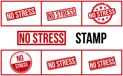 Stress rubber stamp seal Royalty Free Vector Image